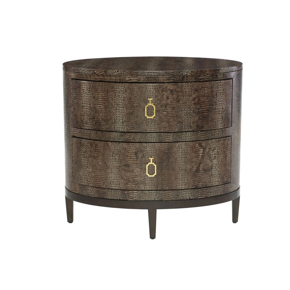 Jet Set Oval Nightstand – Voyager Interiors