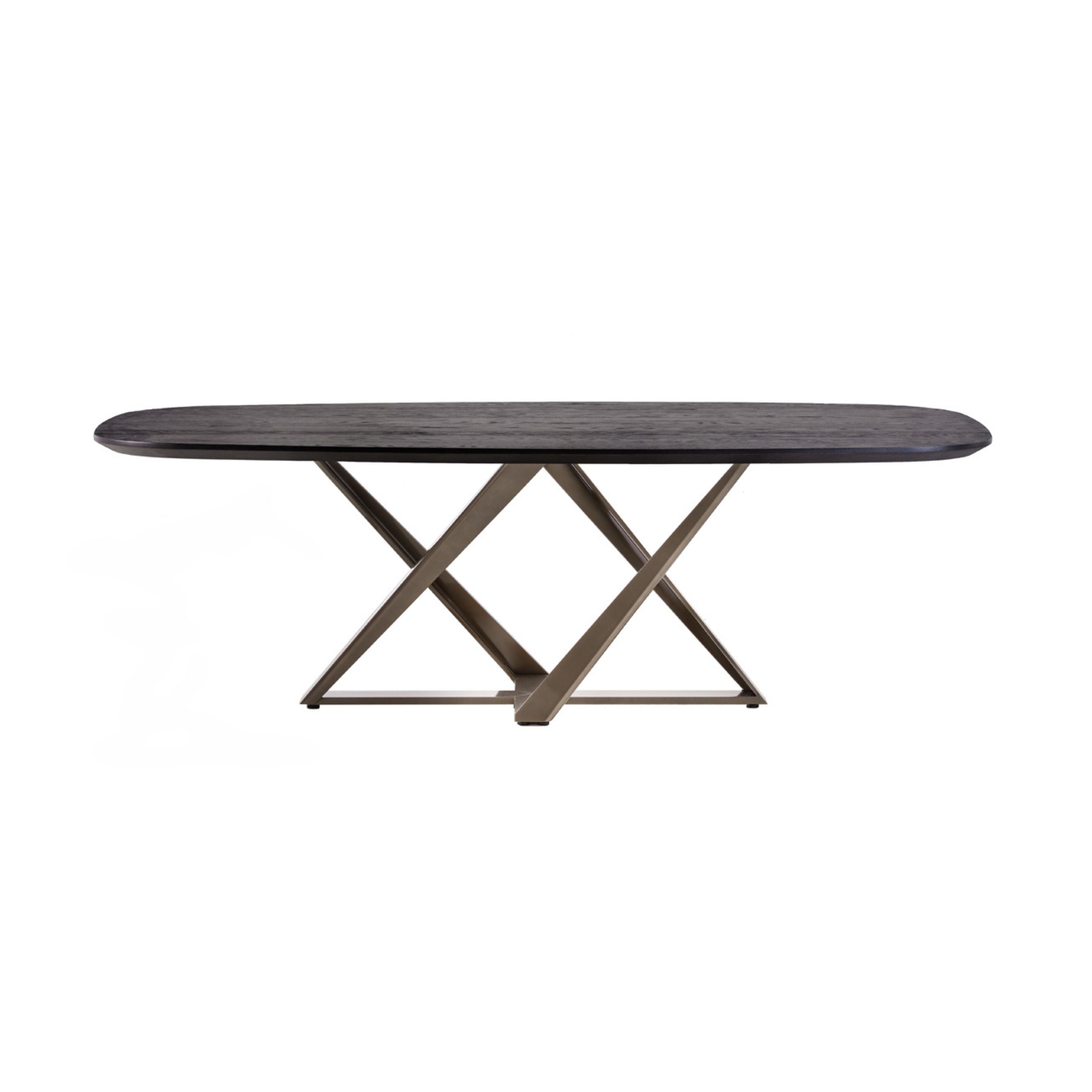 Curve Fixed Dining Table – Voyager Interiors